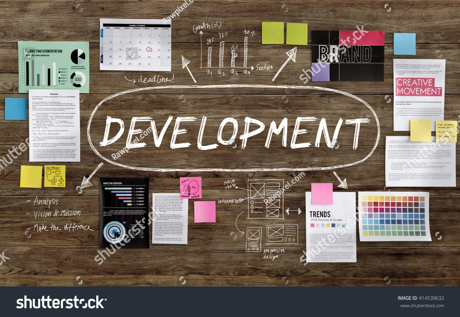 Development Improvement Organization Process Concept Stock Photo ...