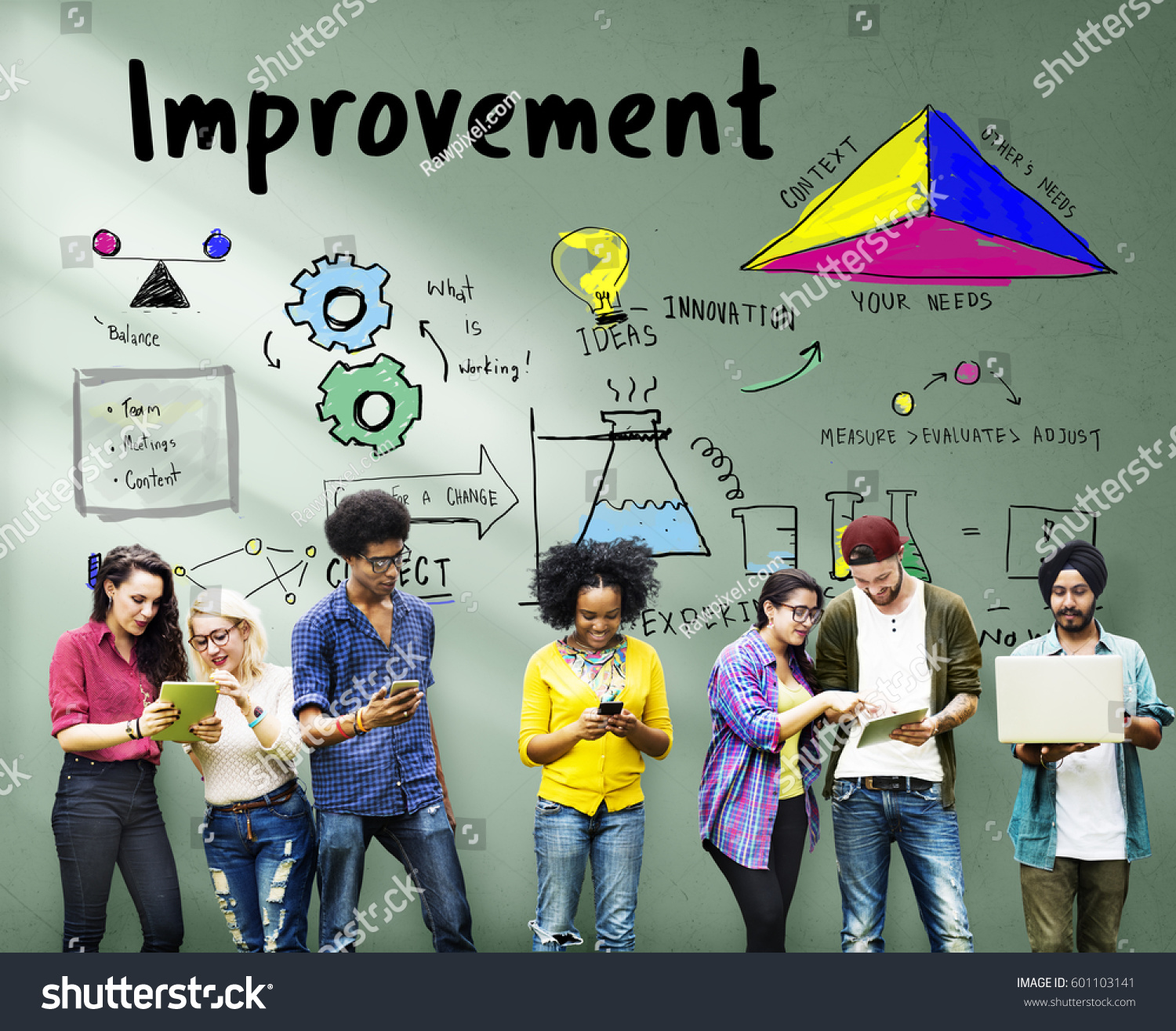 Development Improvement Progress System Sketch Stock Photo 601103141 ...
