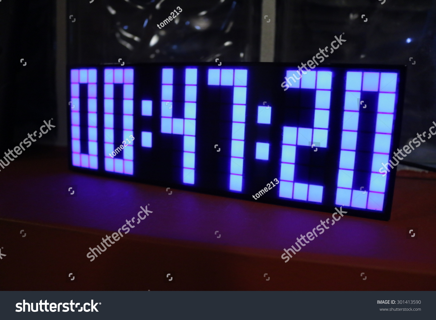 Digital Clock Stock Photo (Edit Now) 301413590