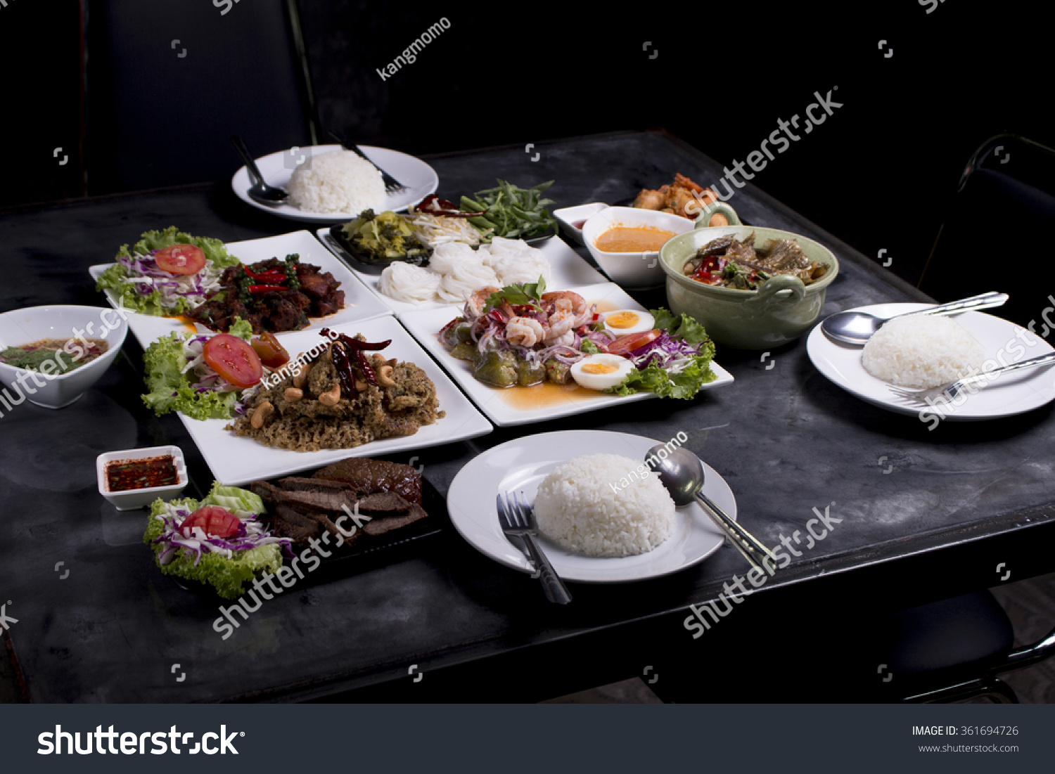 Dinner Table Stock Photo 361694726 | Shutterstock