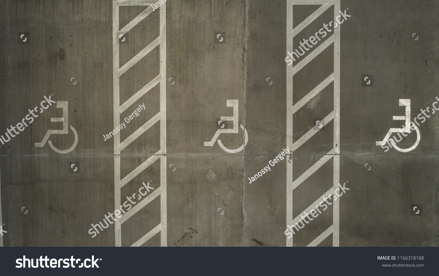 Disabled Handicapped Parking Space Birds Eye Stock Photo 1166318188 ... Disabled Handicapped Parking Space Birds Eye Stock Photo 1166318188 ...