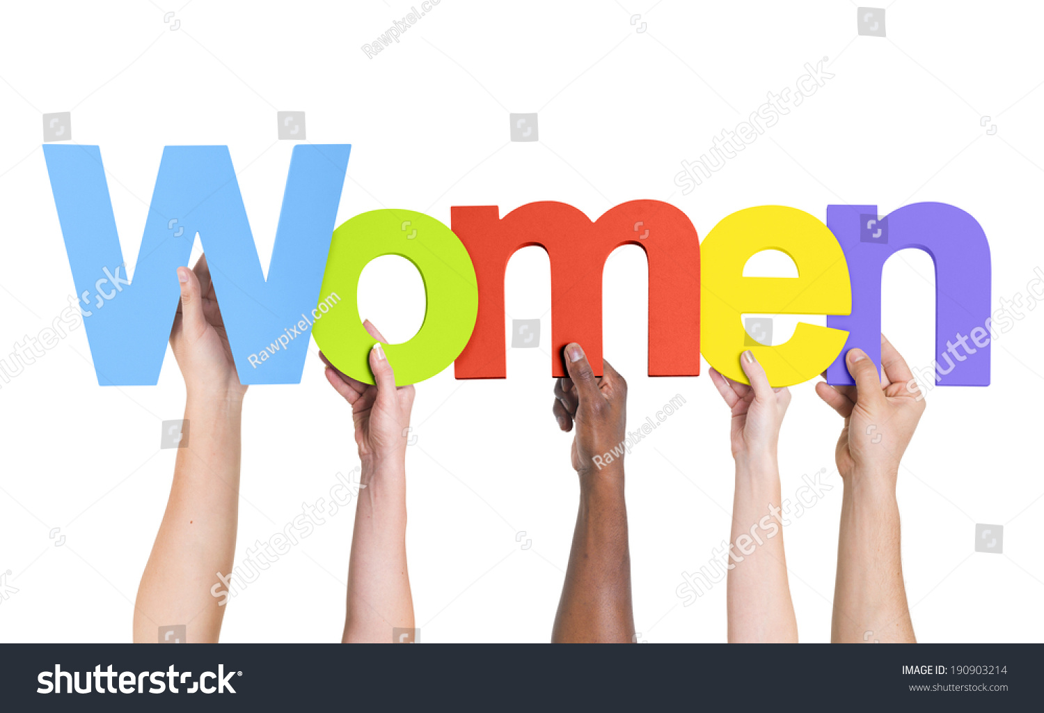 Diverse Hands Holding Word Women Stock Photo (Edit Now) 190903214 Diverse Hands Holding Word Women Stock Photo (Edit Now) 190903214