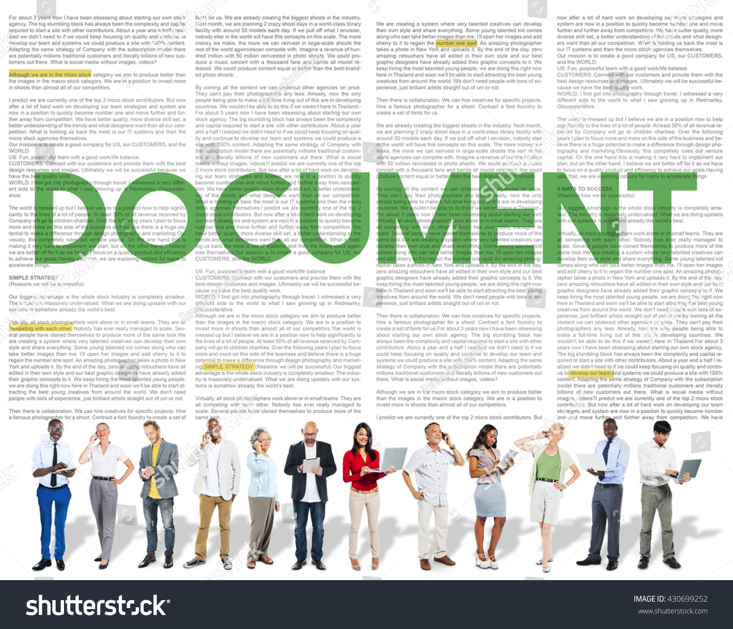 Document Forms Administrative Letters Notes Concept Stock Photo (Edit ...