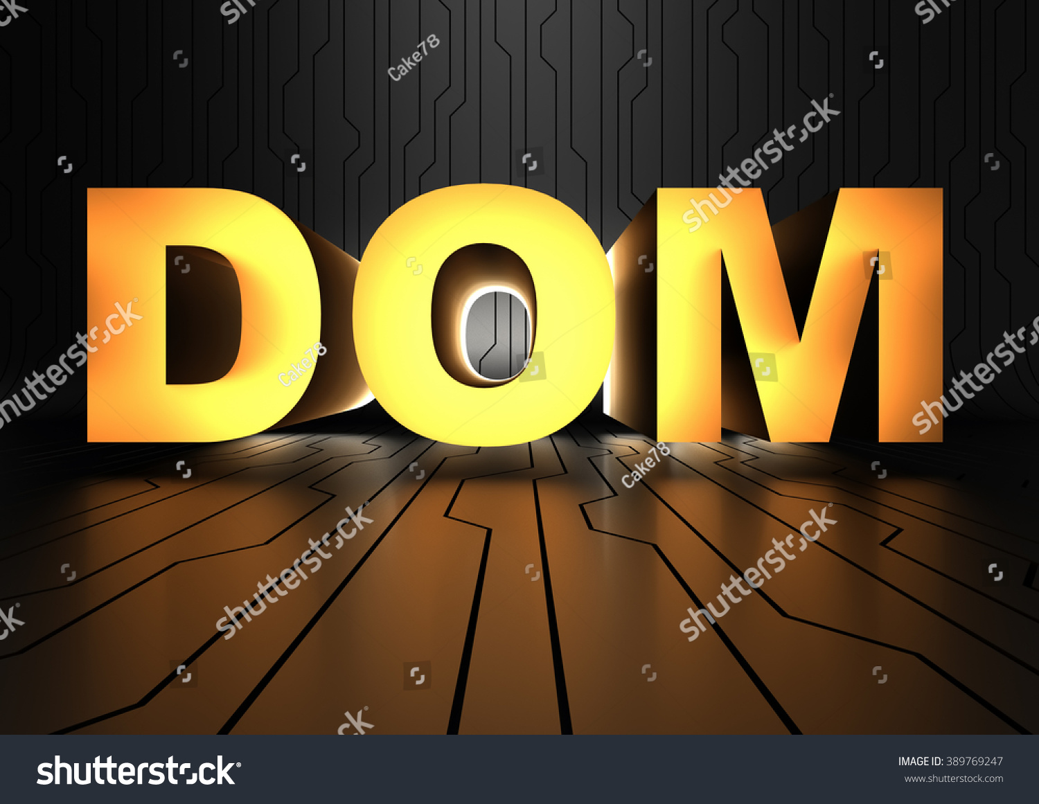 Dom Document Object Model: ilustración de stock 389769247 | Shutterstock