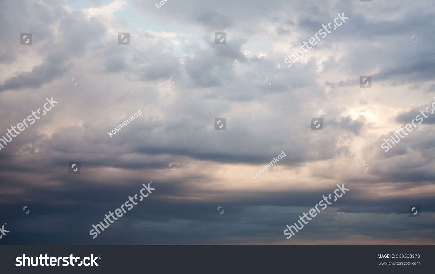 Dramatic Storm Sky Background Stock Photo 563508970 | Shutterstock