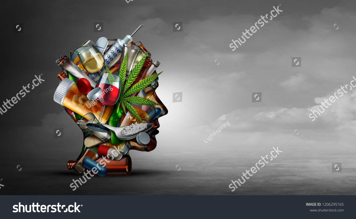 Drug Addiction Concept Substance Dependence Junkie Stock Illustration ... Drug Addiction Concept Substance Dependence Junkie Stock Illustration ...