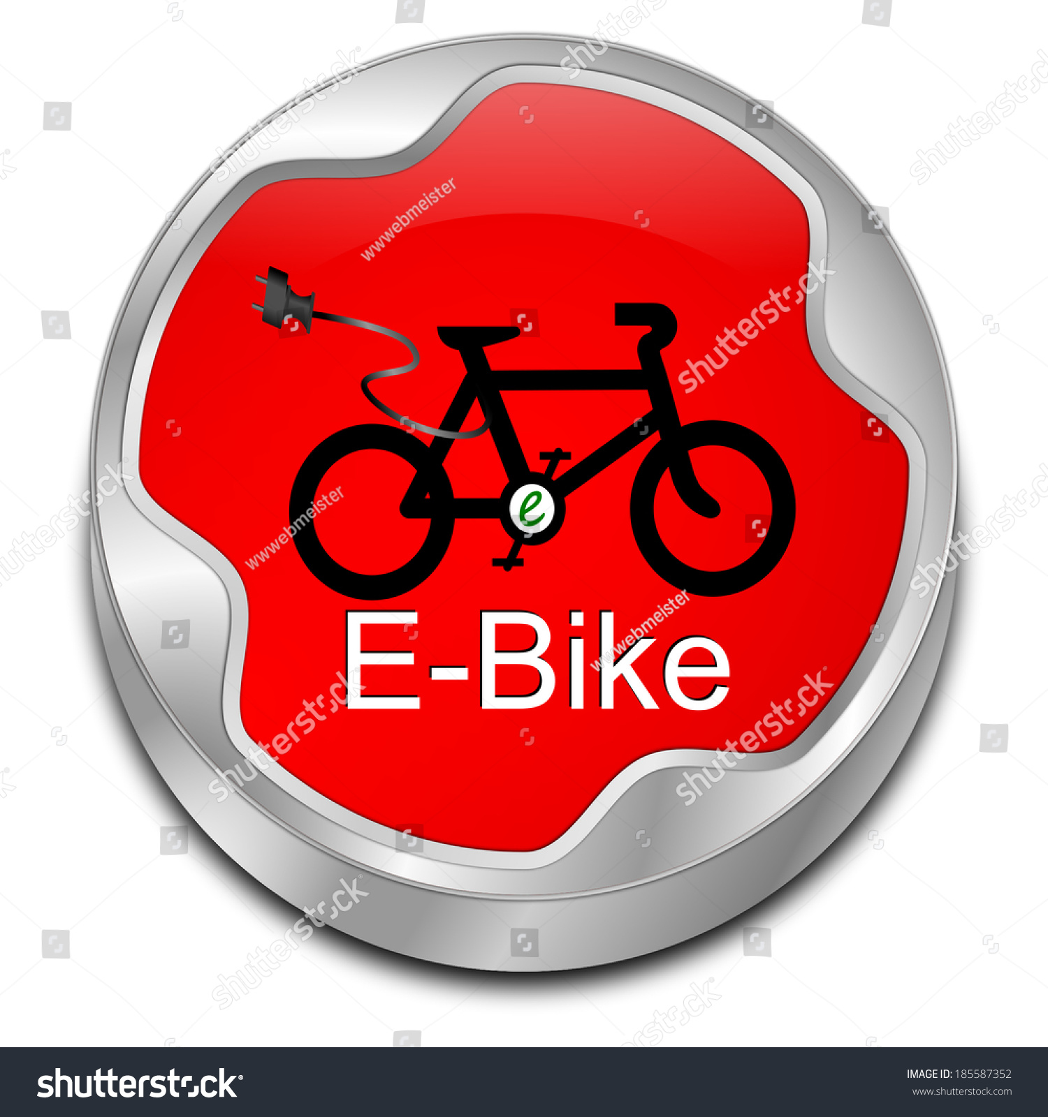 Ebike Button Stock Illustration 185587352 | Shutterstock