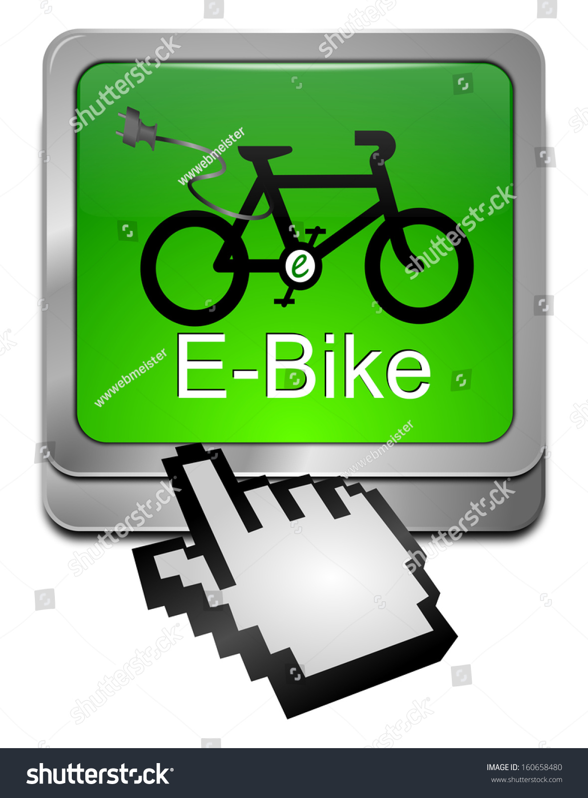 Ebike Button Cursor Stock Illustration 160658480 | Shutterstock