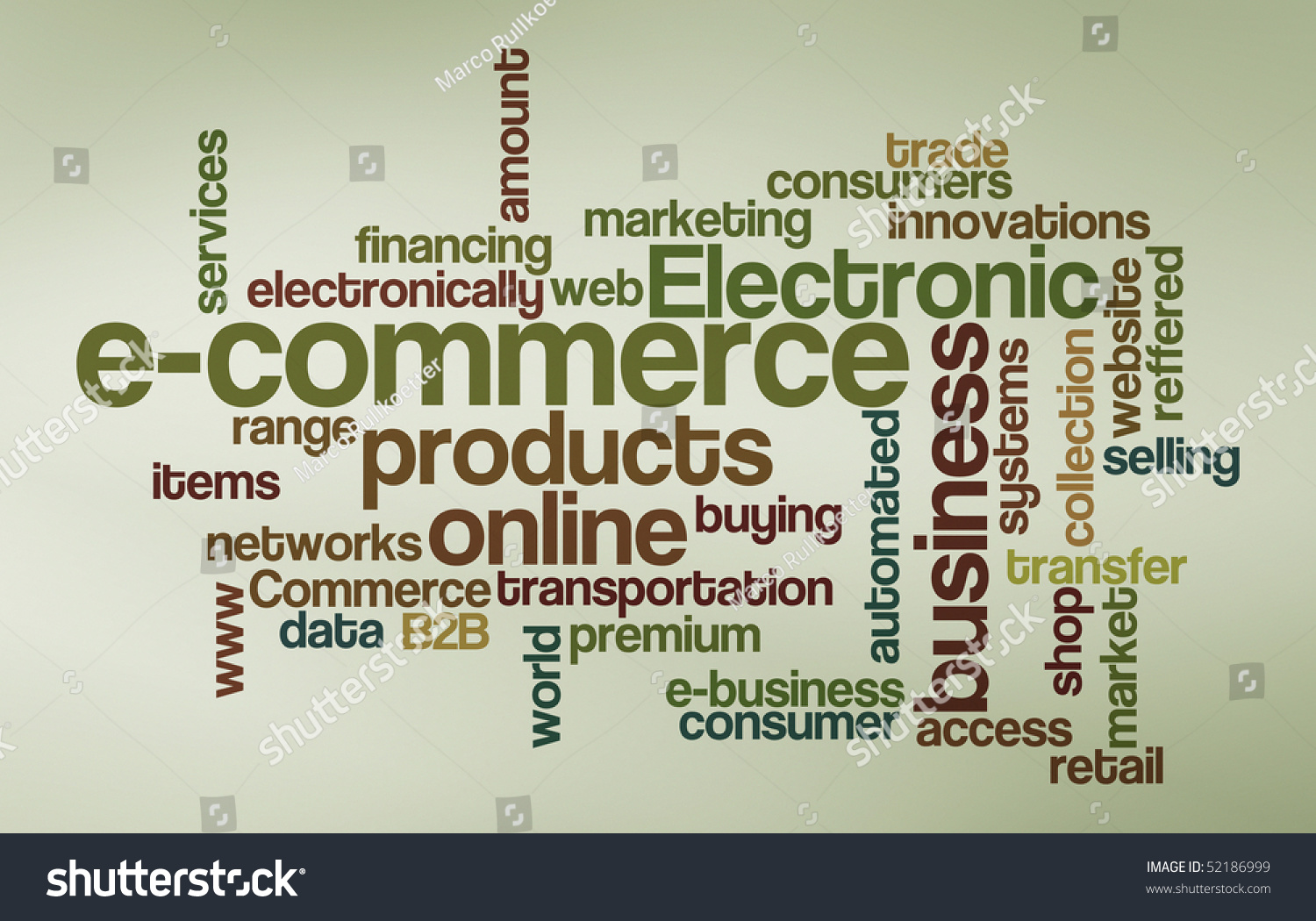 Ecommerce Word Cloud Stock Illustration 52186999 | Shutterstock
