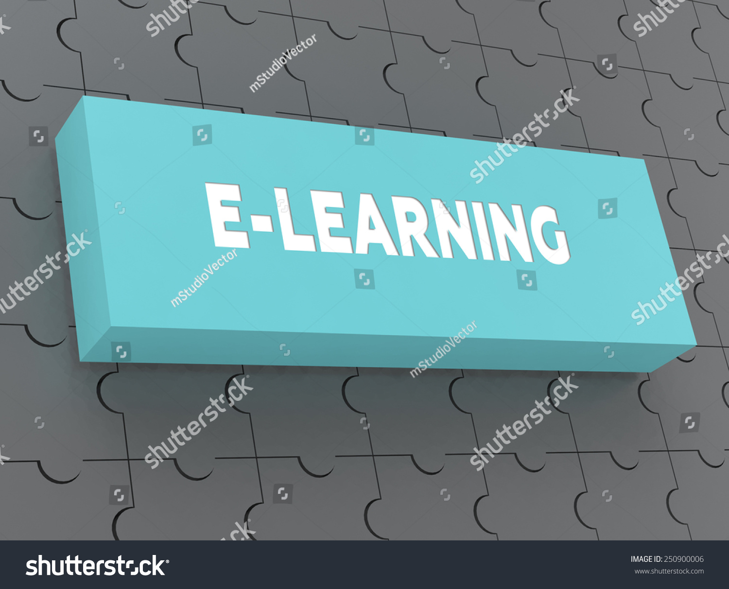 Elearning Stock Illustration 250900006 | Shutterstock