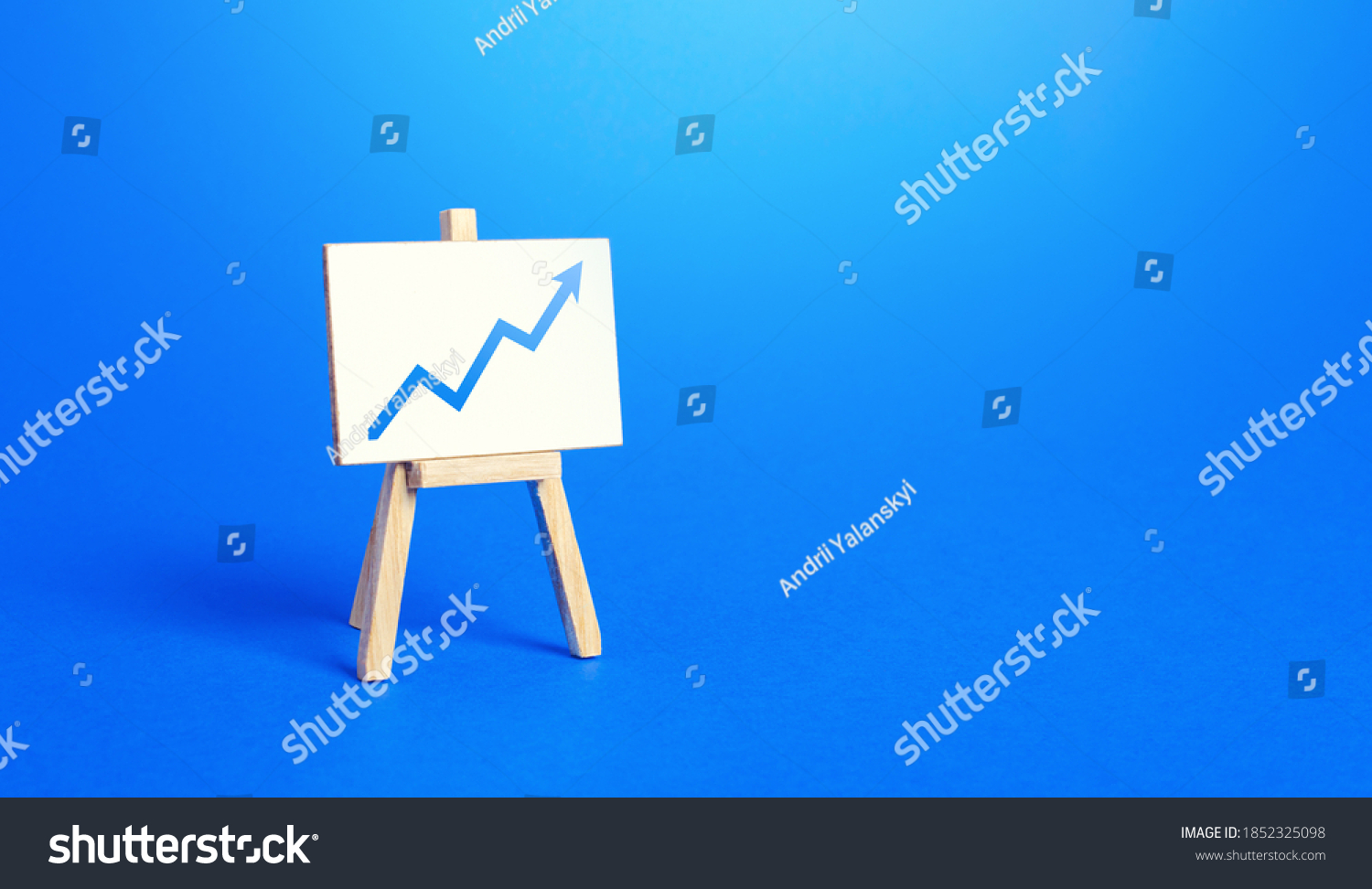 Easel Arrow Chart Concept Success Growth Stock Photo (Edit Now) 1852325098 Easel Arrow Chart Concept Success Growth Stock Photo (Edit Now) 1852325098
