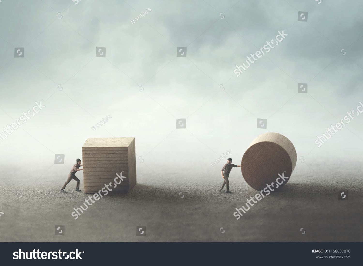 Easy Problem Solving Surreal Concept Stock Photo 1158637870 | Shutterstock