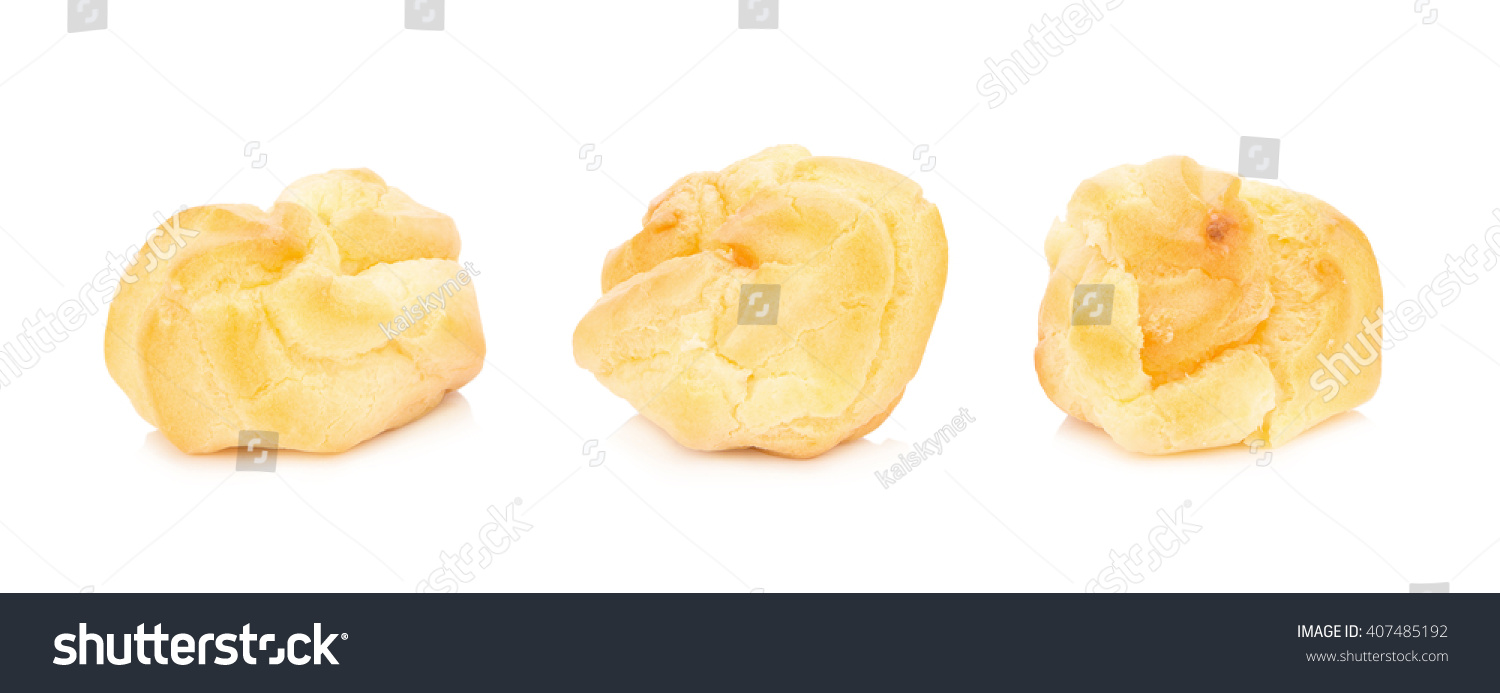 Eclair Isolated On White Background Stock Photo (Edit Now) 407485192