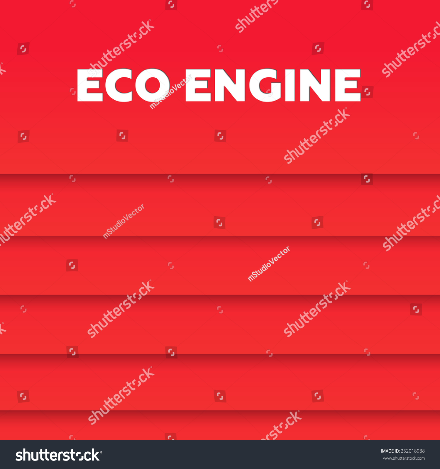 Eco Engine Stock Illustration 252018988 | Shutterstock
