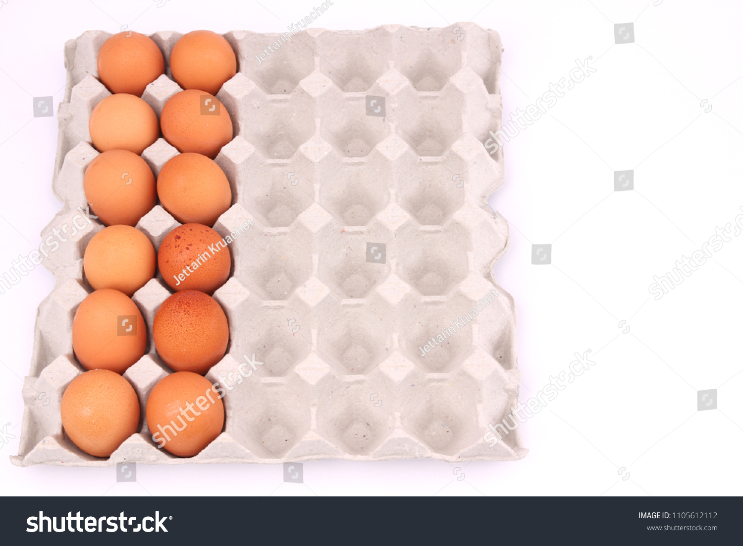 Egg Panel White Backdrop Stock Photo (Edit Now) 1105612112
