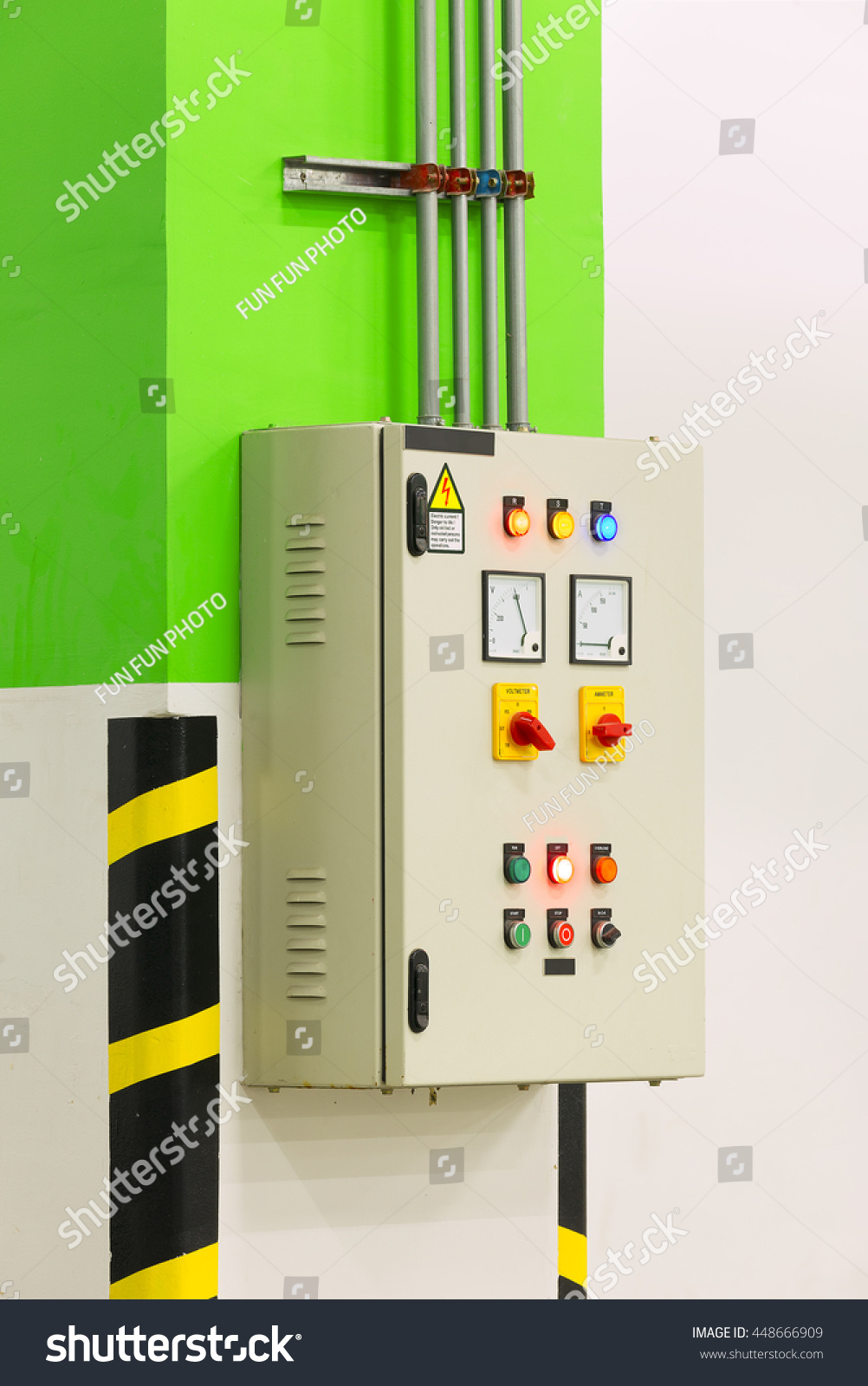 Electrical Control Panels Stock Photo (Edit Now) 448666909