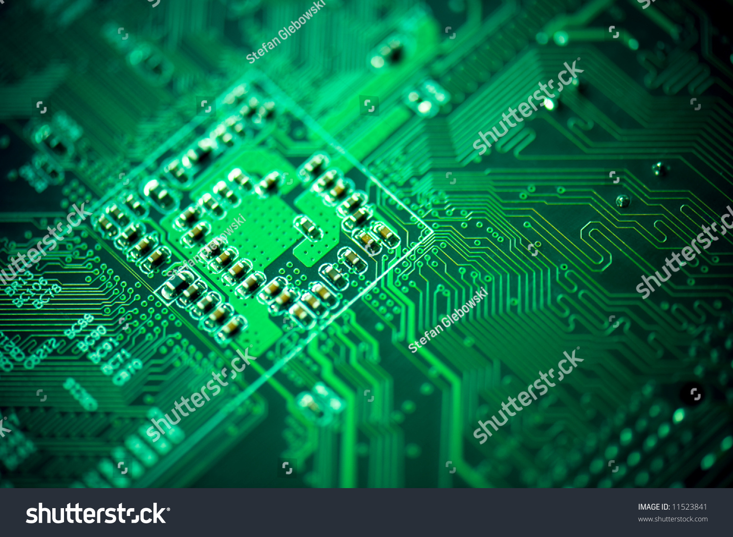 Electronic Background Texture Stock Photo (Edit Now) 11523841 ...