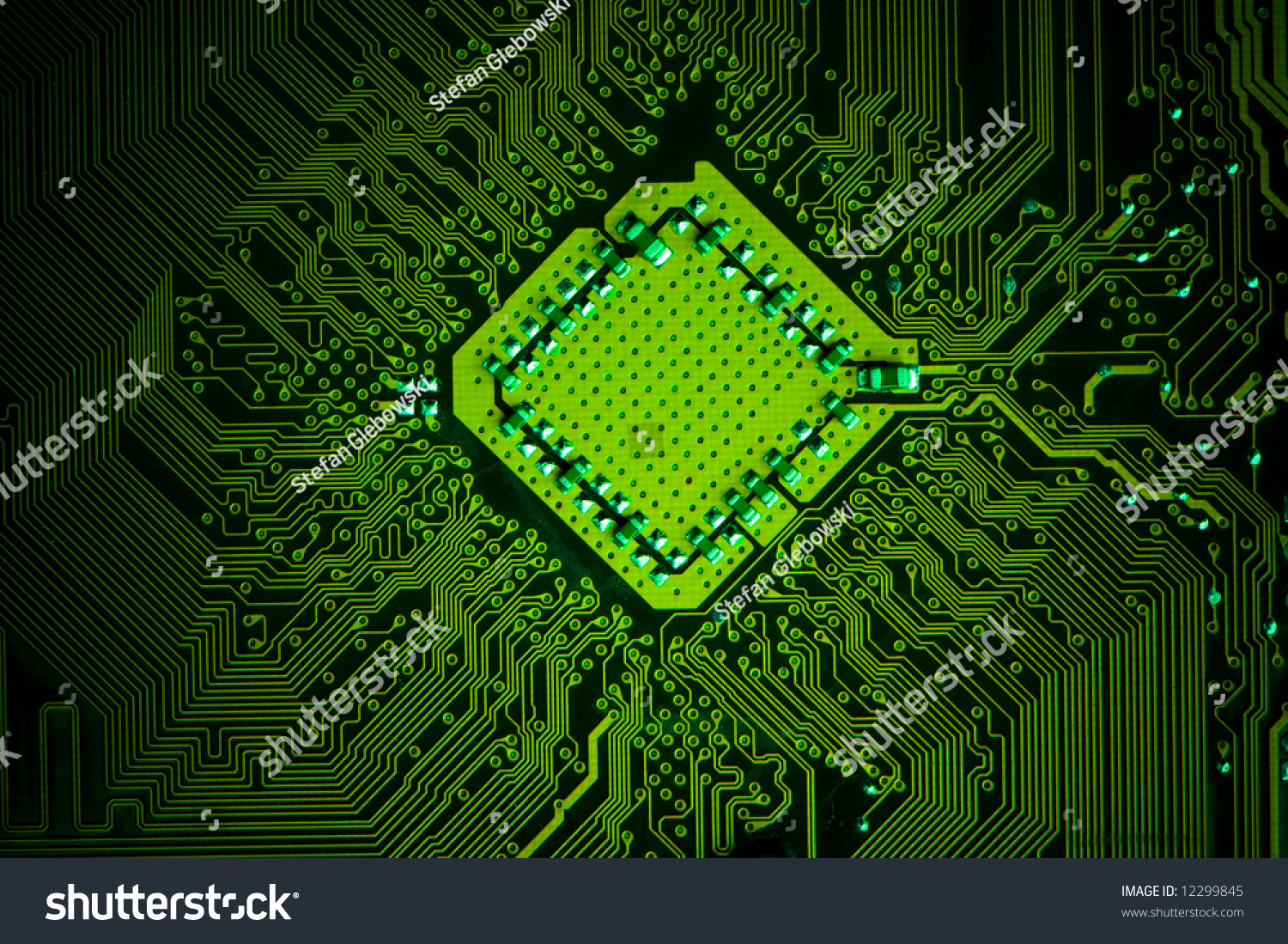 Electronic Background Texture Stock Photo 12299845 : Shutterstock