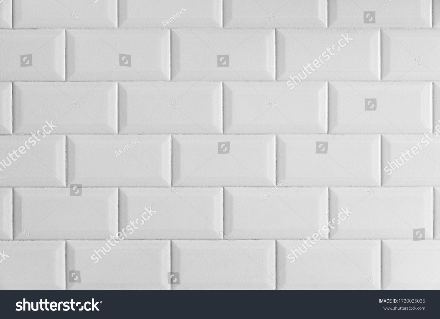 Elegant Modern Rectangular Light Ceramic Tiles Stock Photo 1720025035 ...