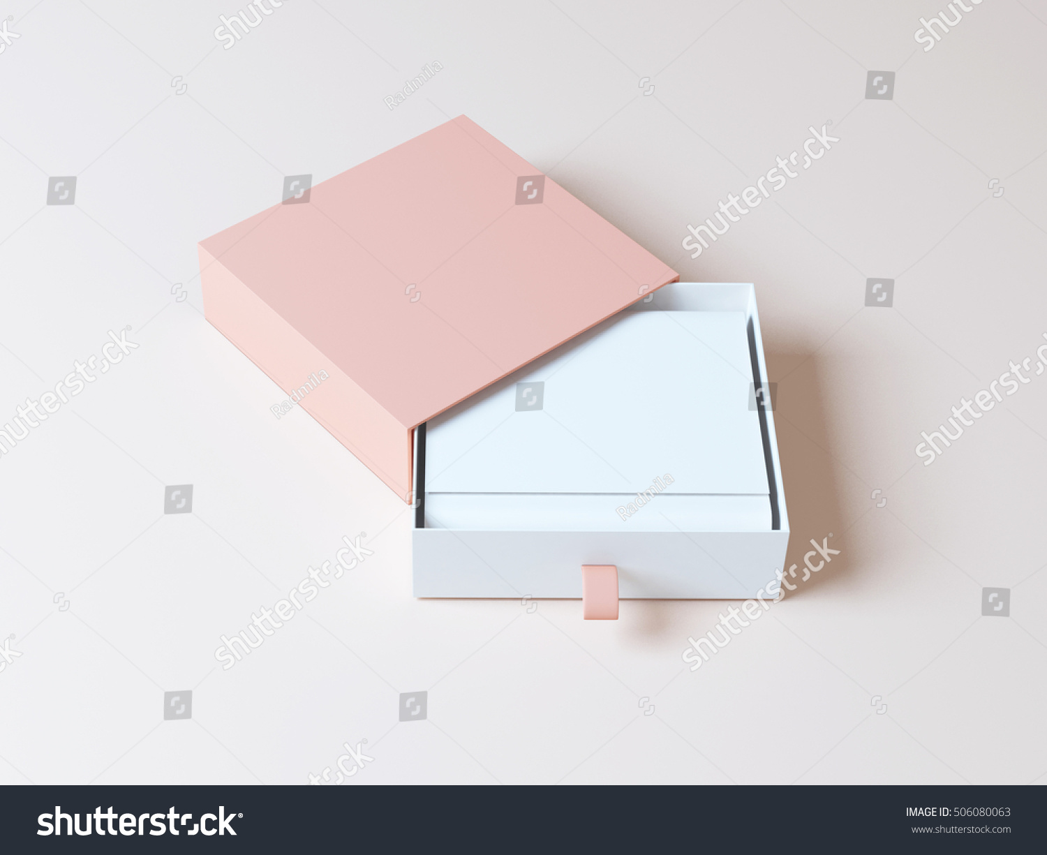 Elegant Packaging Box 3d Rendering Stock Illustration 506080063 ...