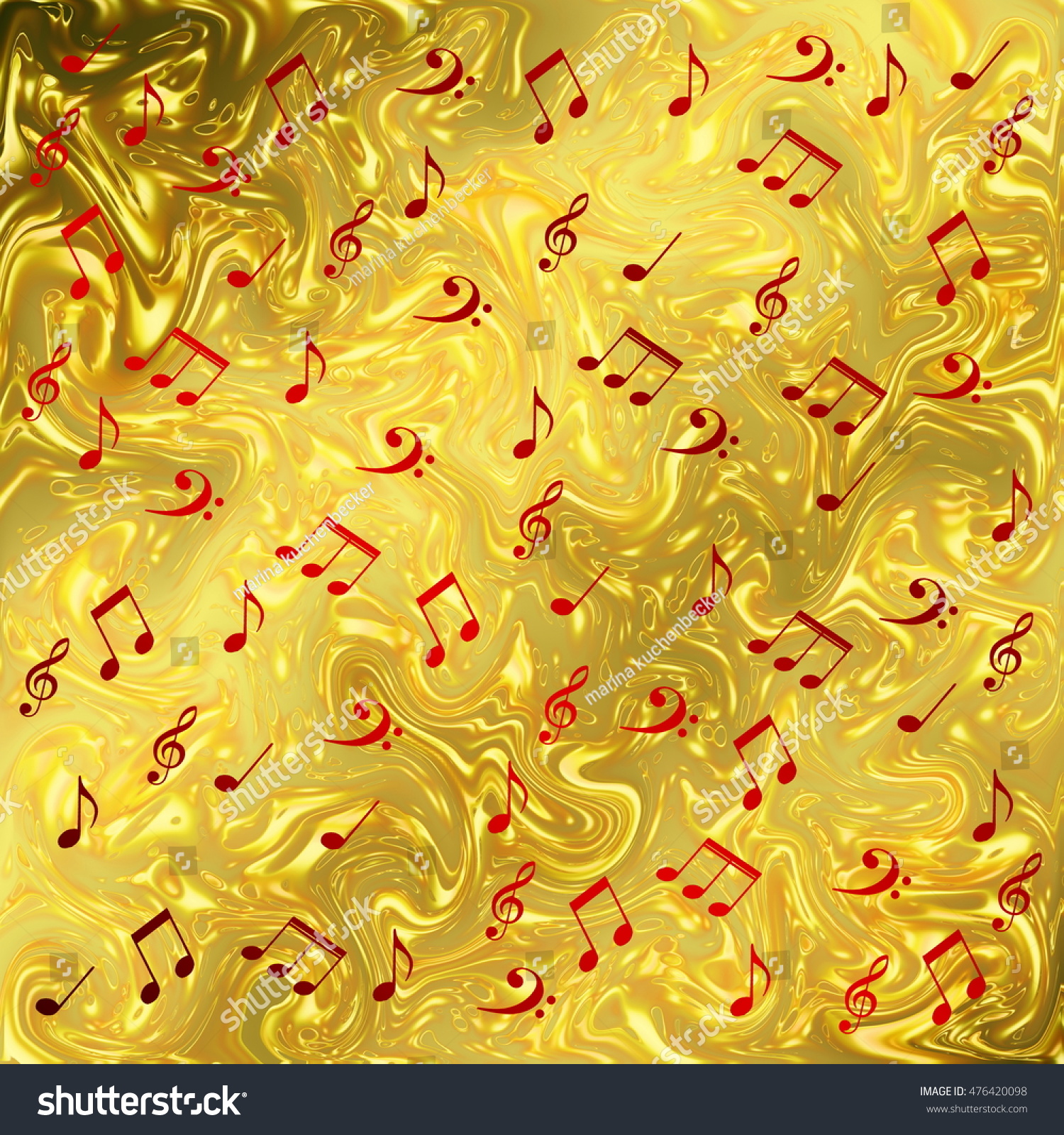 Elegant Pattern Music Notes Stock Illustration 476420098 | Shutterstock