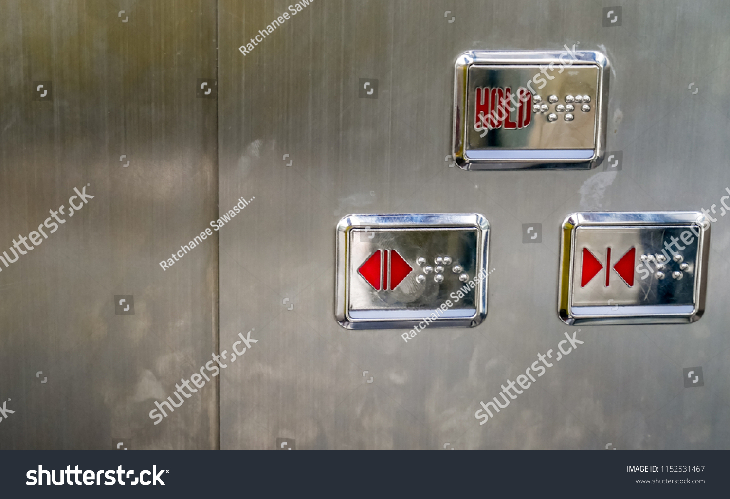 Elevator Buttons Include Holdopen Close Button Stock Photo 1152531467 ...