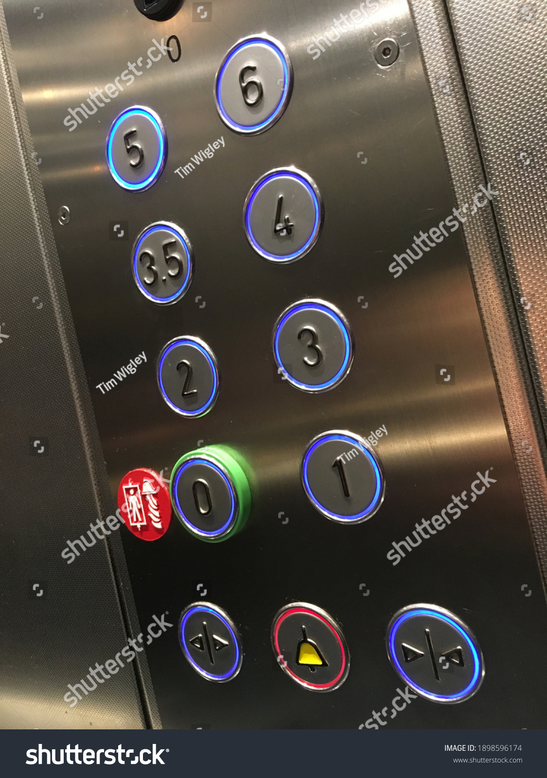 Elevator Control Panel Buttons Stock Photo 1898596174 | Shutterstock