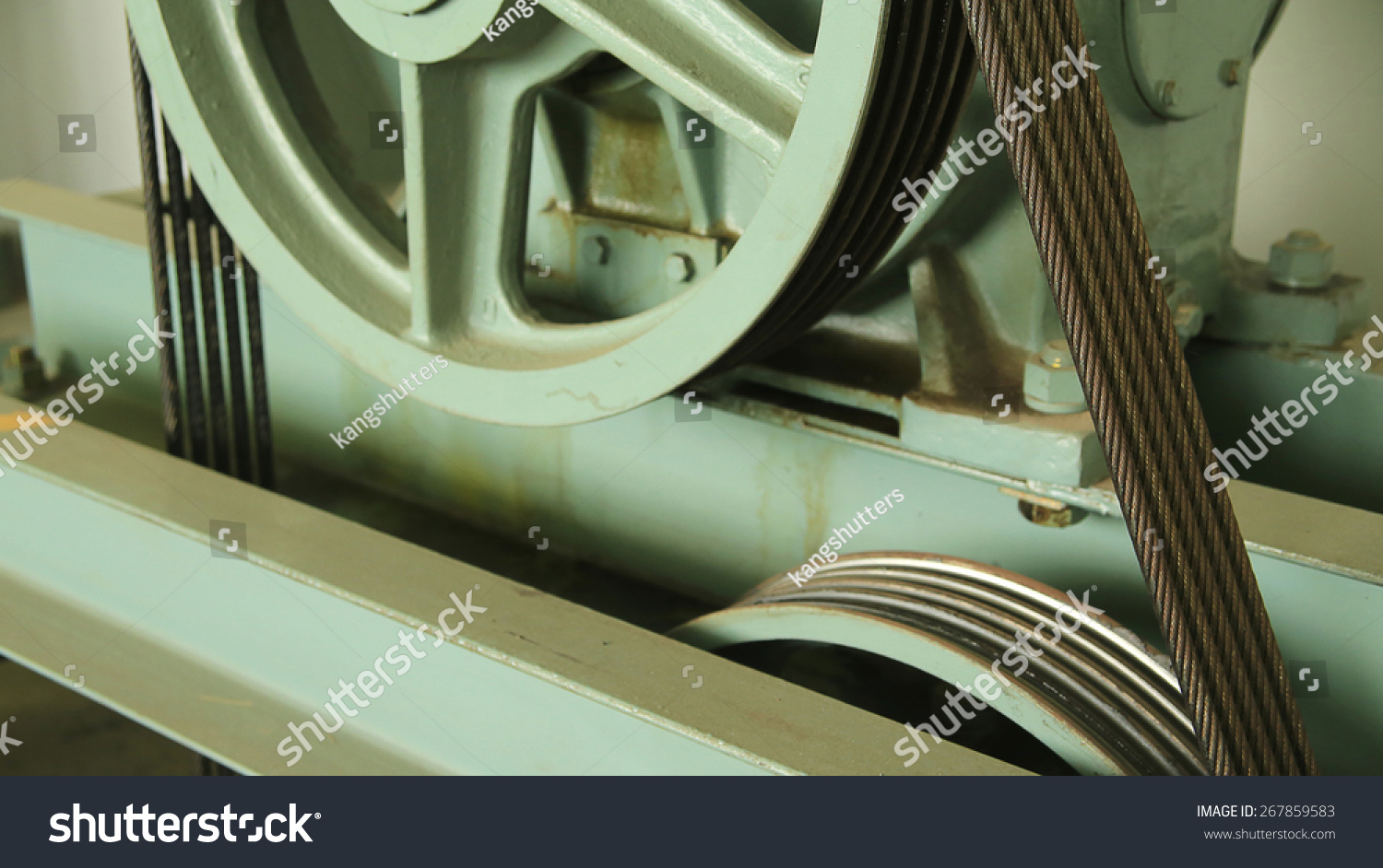Elevator Shaft Maintenance Cable Control Stock Photo (Edit Now) 267859583