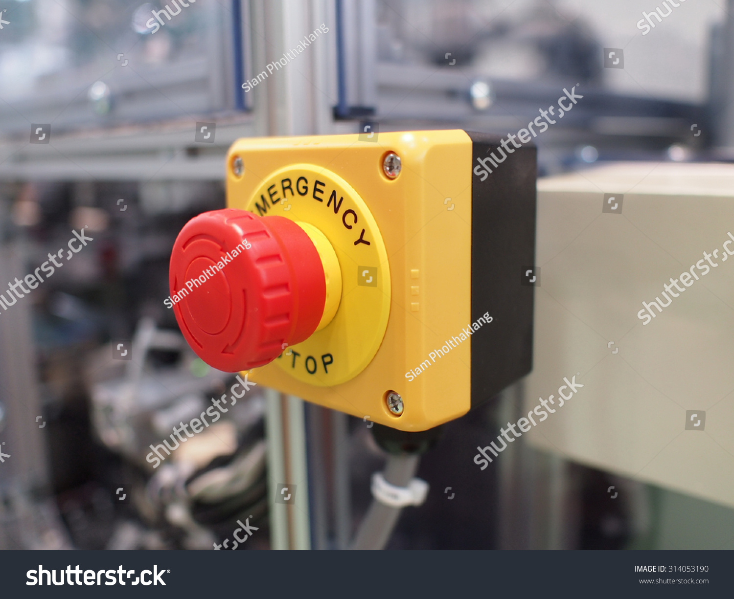Emergency Stop Button Foto Stok 314053190 | Shutterstock