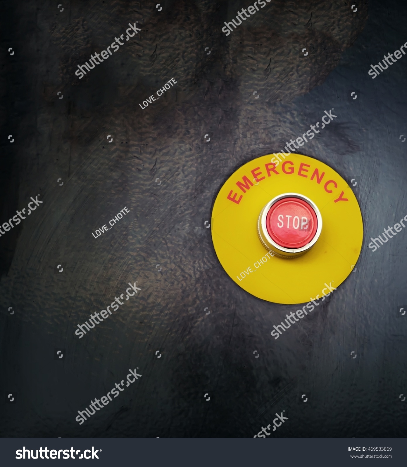 Emergency Stop Button Stock Photo 469533869 | Shutterstock