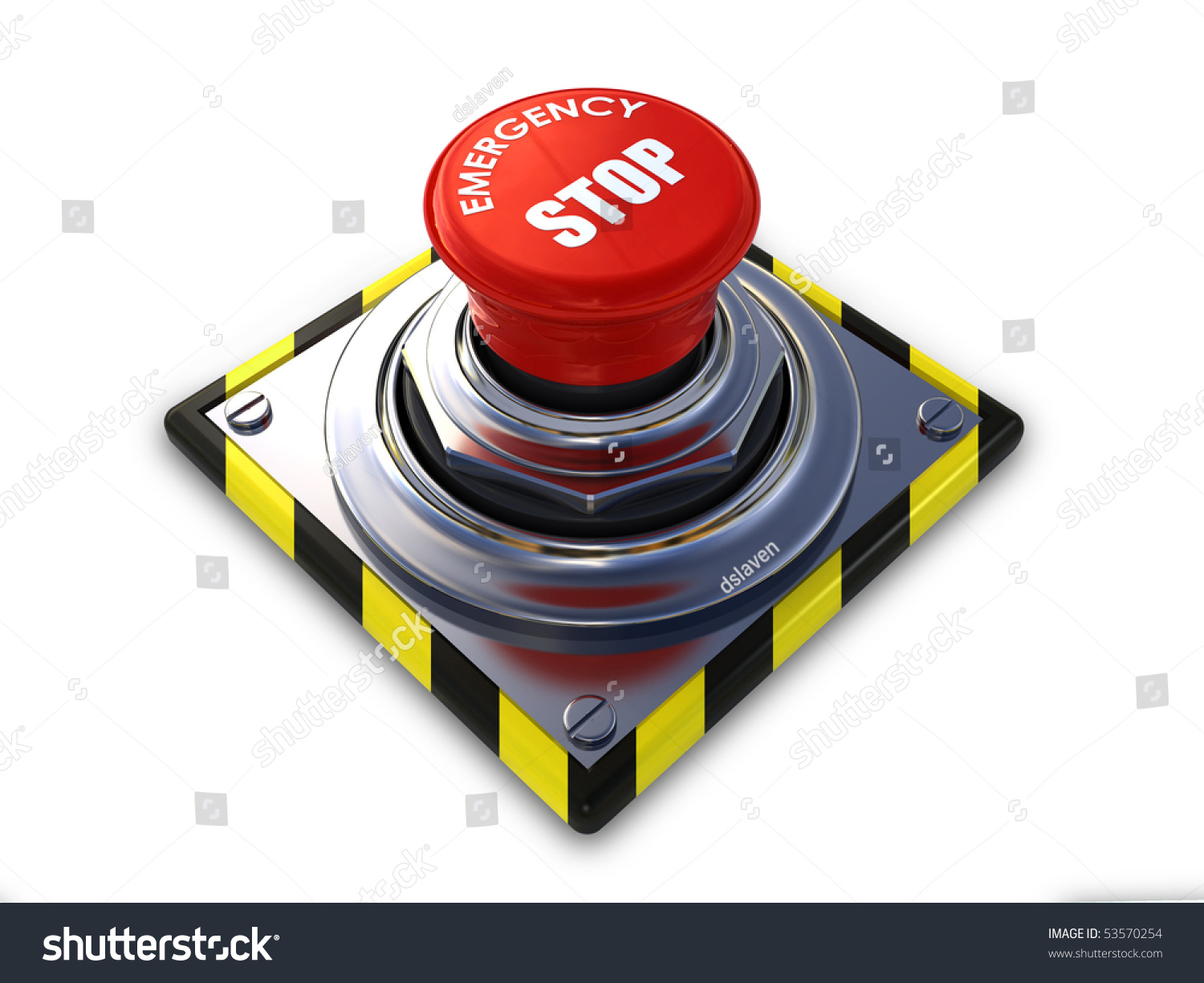 Ilustrasi Stok Emergency Stop Button 53570254 | Shutterstock
