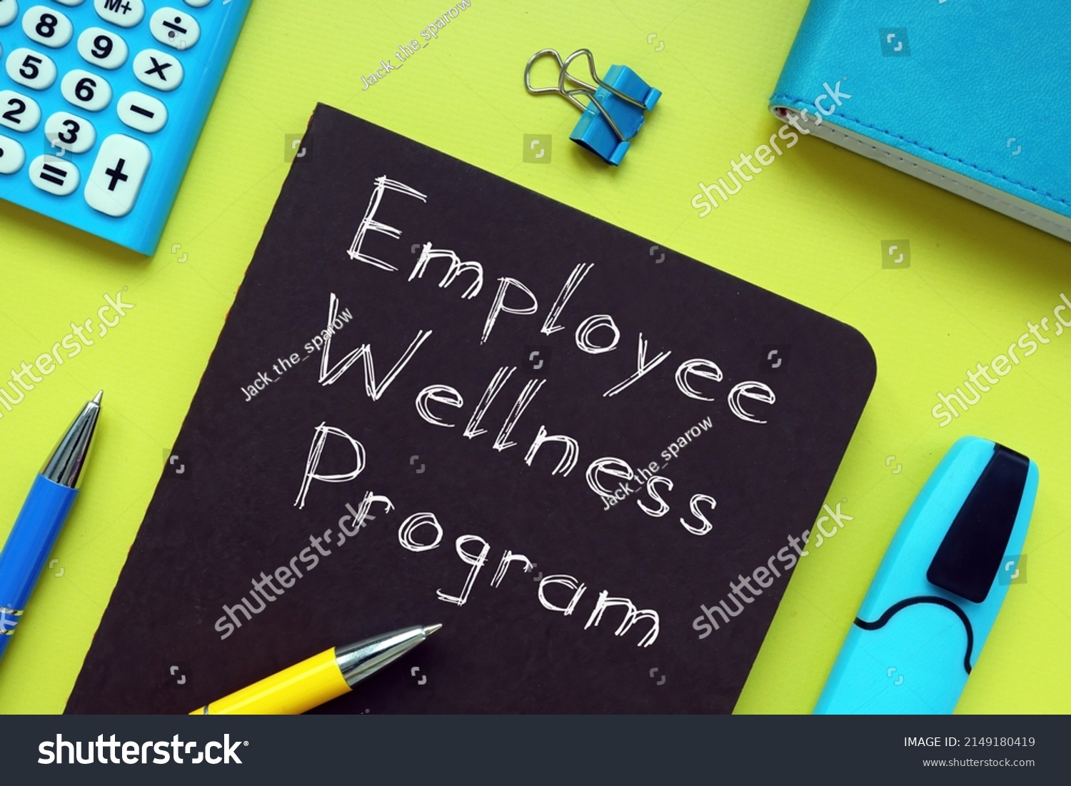Employee Wellness Program Shown Using Text Stock Photo 2149180419 ...