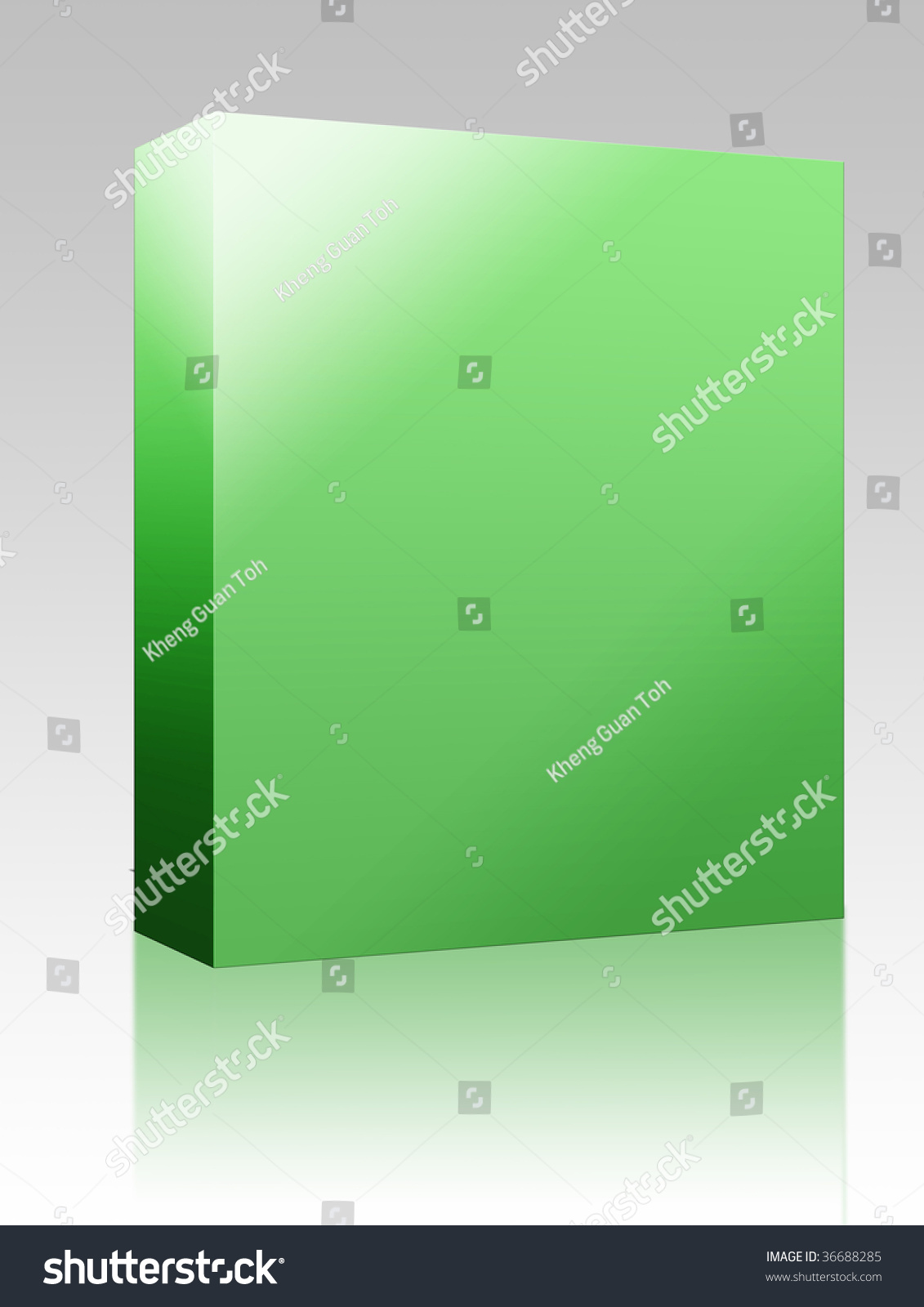 Empty Blank Generic Software Box Package Stock Illustration 36688285 ...