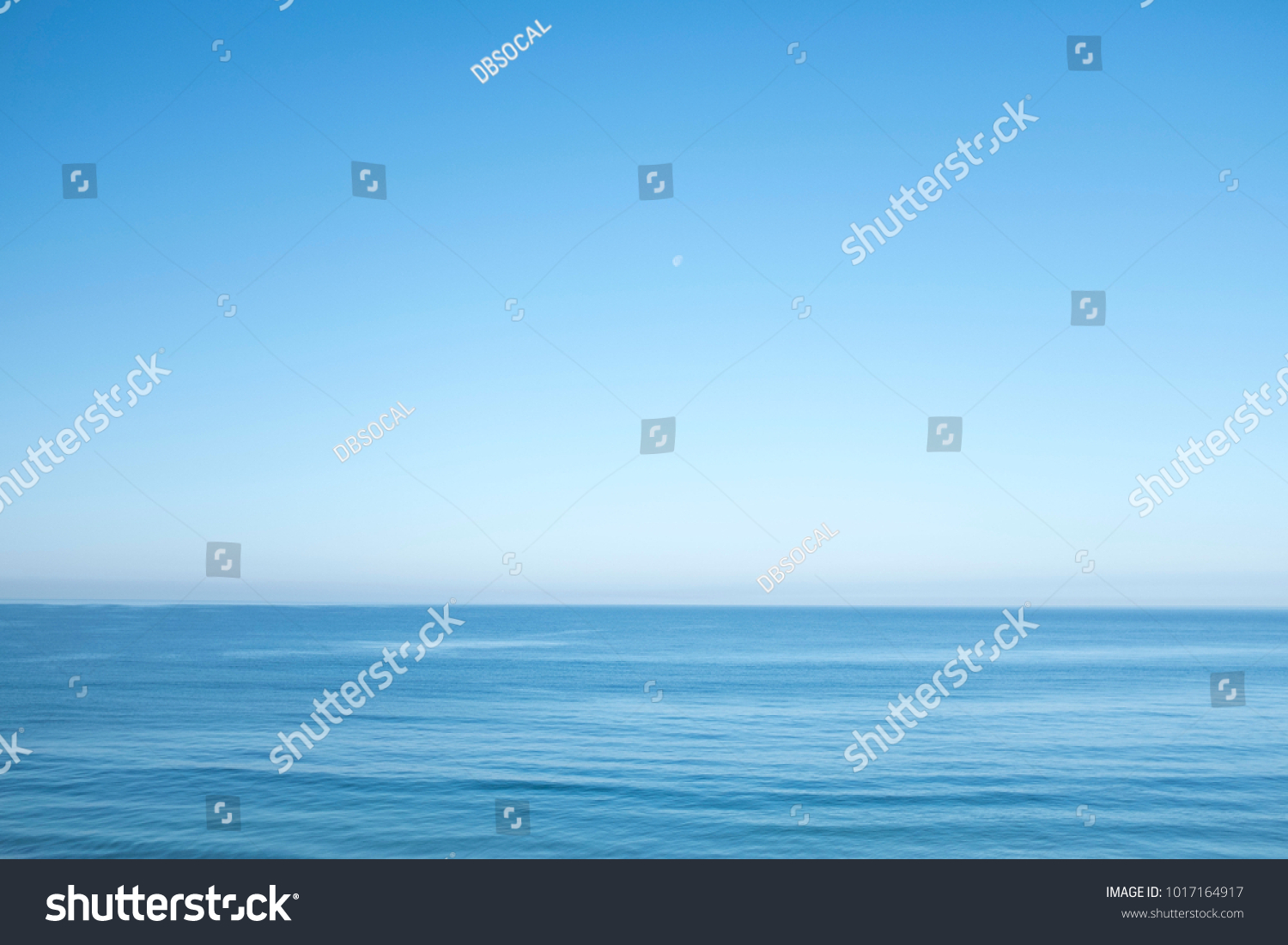 Empty Blue Ocean Stock Photo 1017164917 | Shutterstock