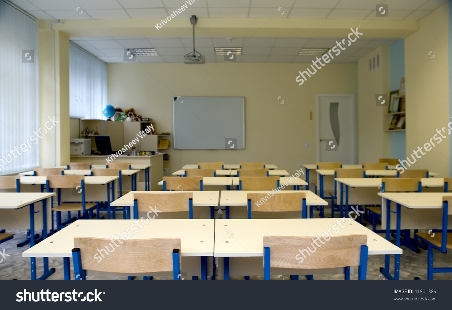 Empty Class School Stock Photo 41801389 | Shutterstock