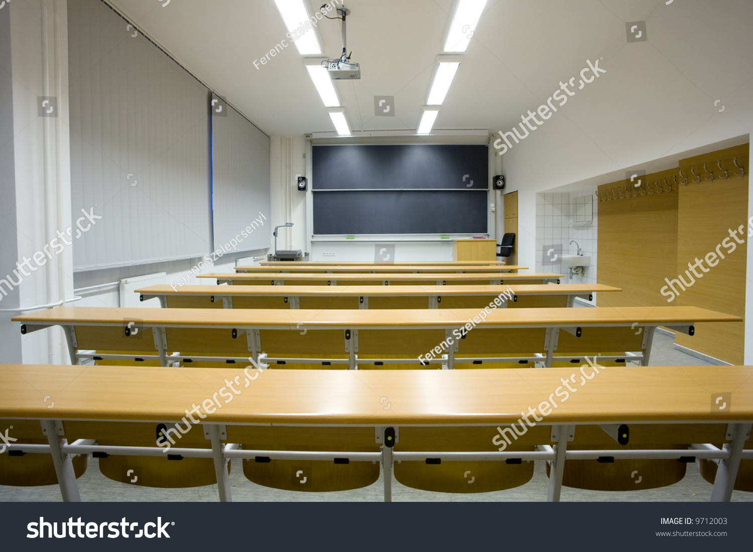 Empty Classroom Stock Photo (Edit Now) 9712003