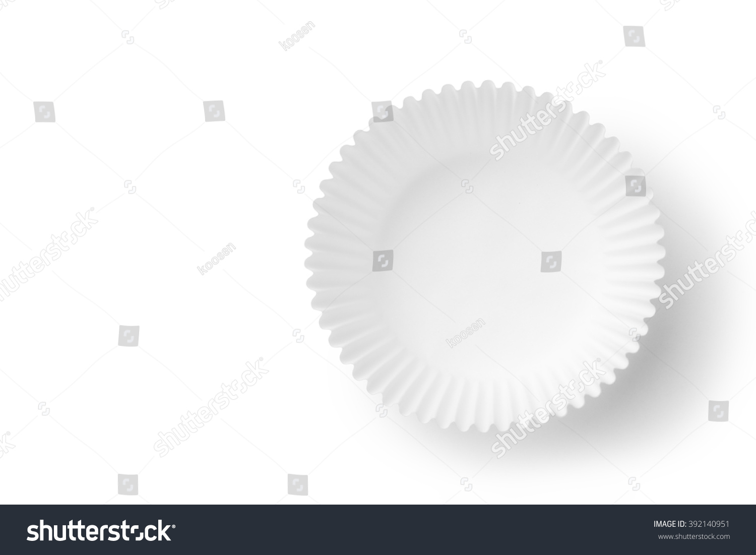 Empty Cupcake Case Stock Photo 392140951 | Shutterstock