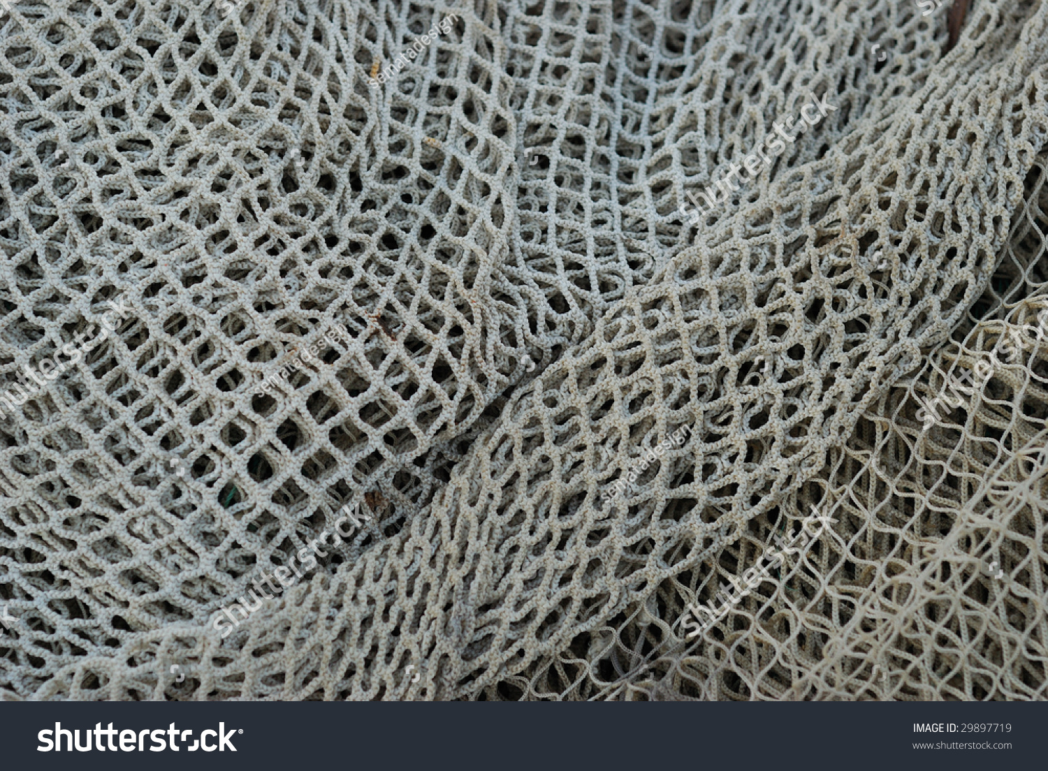 Empty Fish Net Stock Photo 29897719 : Shutterstock