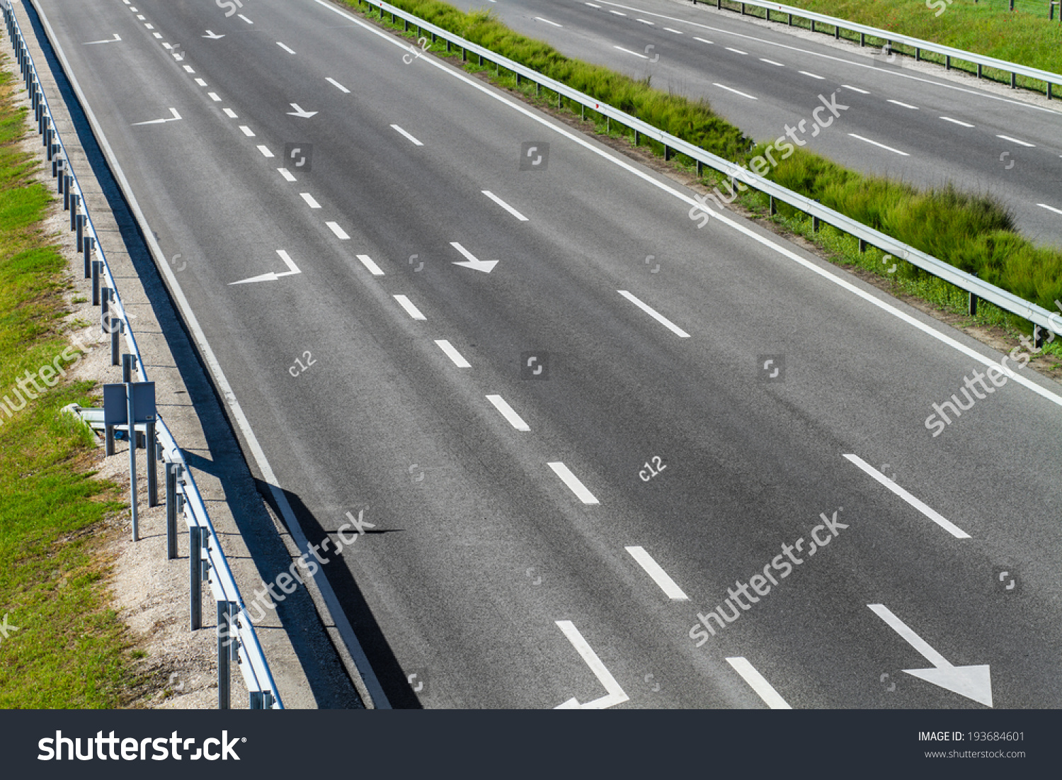 Empty Freeway Road Stock Photo 193684601 | Shutterstock