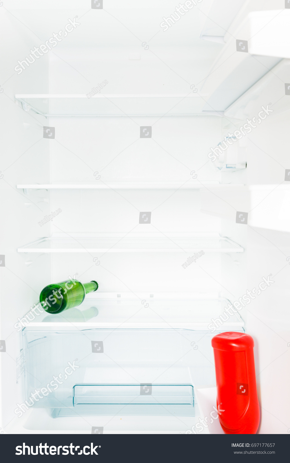 Empty Fridge Stock Photo 697177657 | Shutterstock