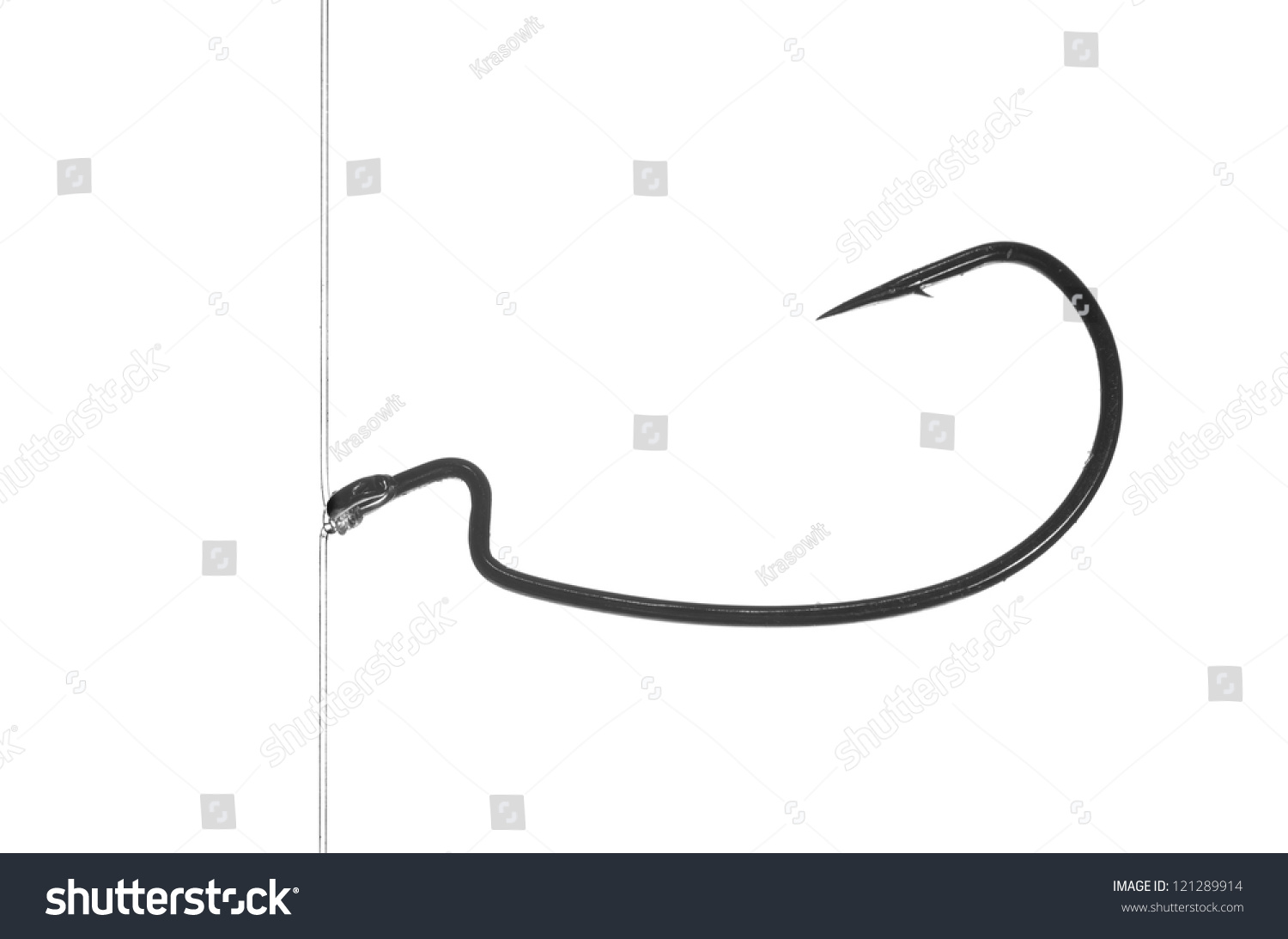 Empty Hook On White Background Stock Photo 121289914 | Shutterstock