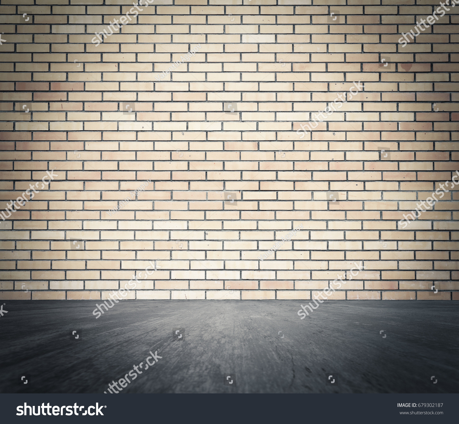 Empty Interior Brick Wall Stock Photo 679302187 | Shutterstock