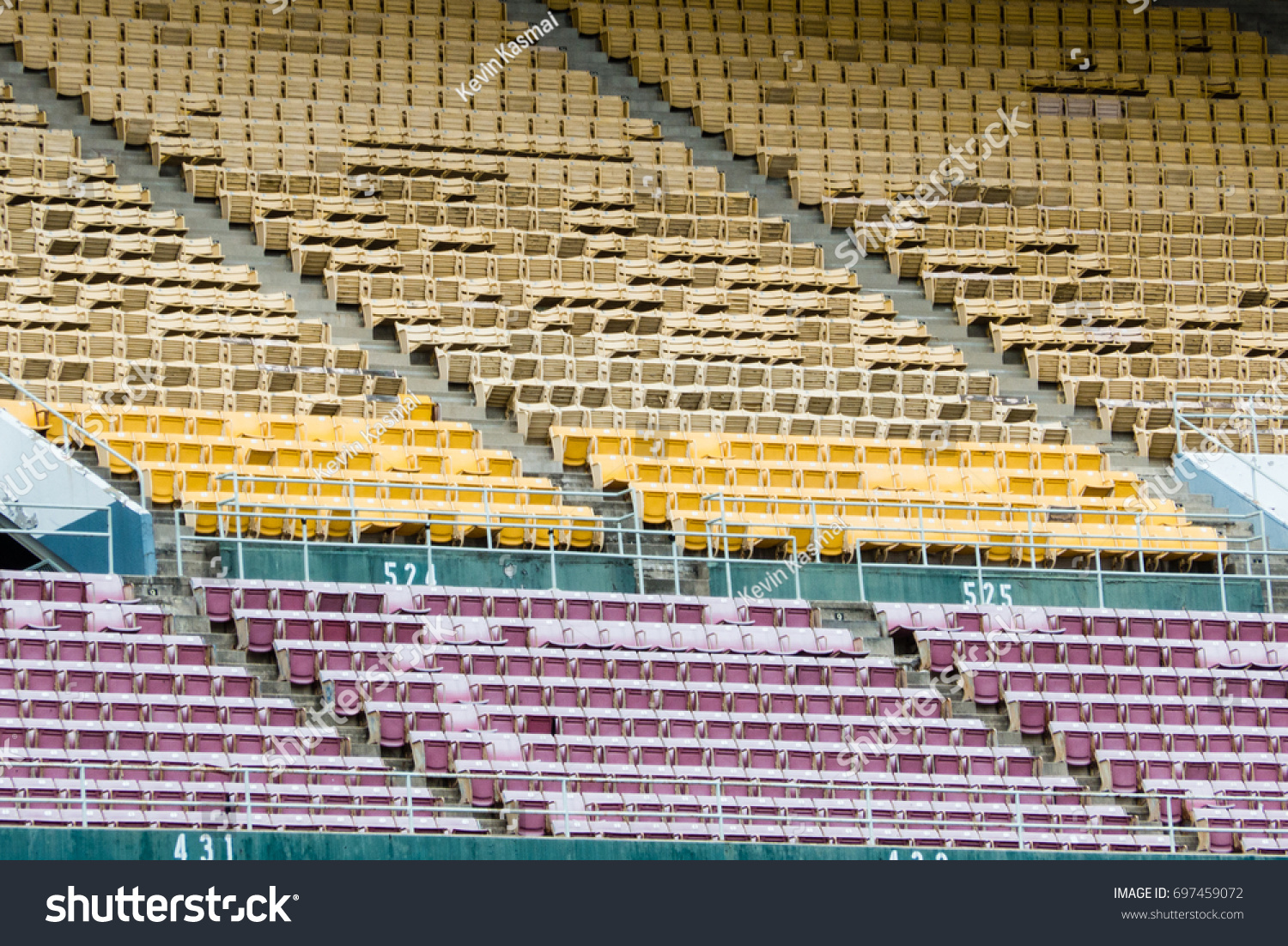 Empty Old Stadium Stock Photo 697459072 | Shutterstock