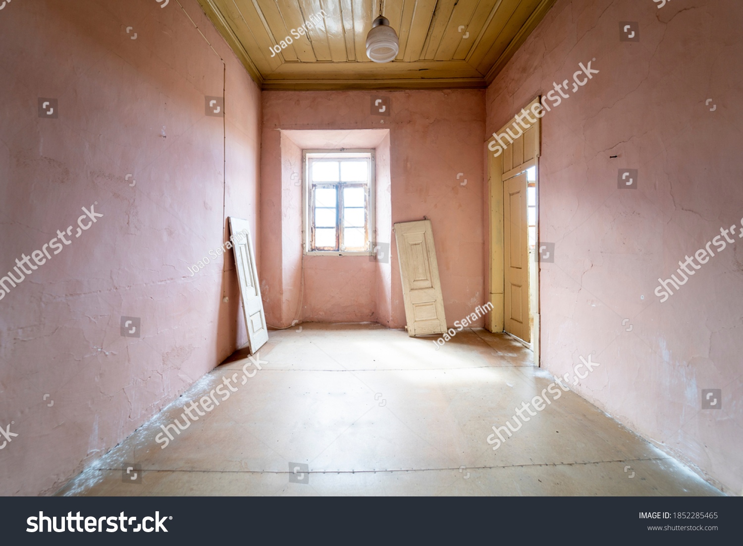Empty Room Old Retro Vintage House Stock Photo 1852285465 | Shutterstock