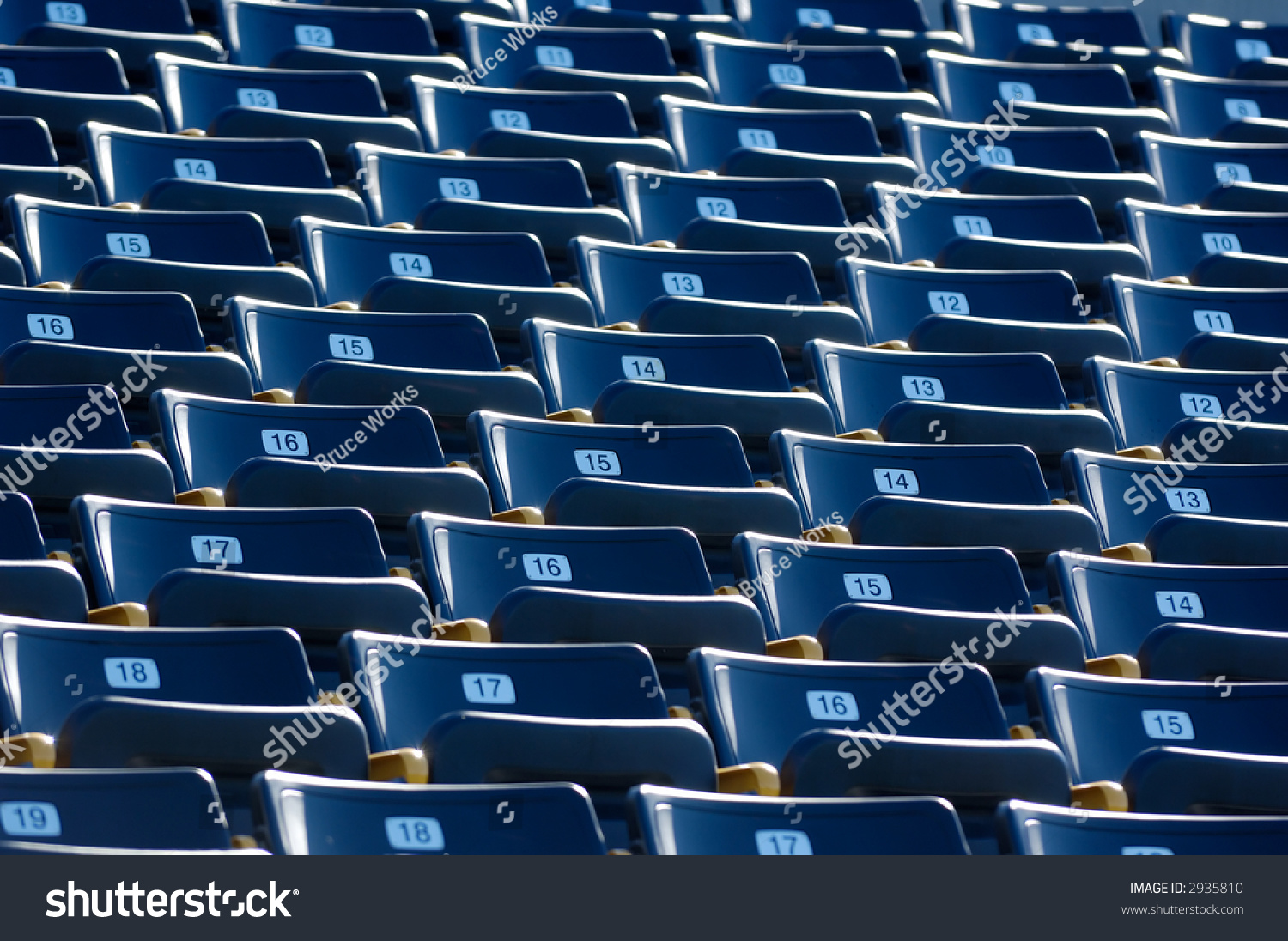 Empty Stadium Seating Stock Photo 2935810 | Shutterstock