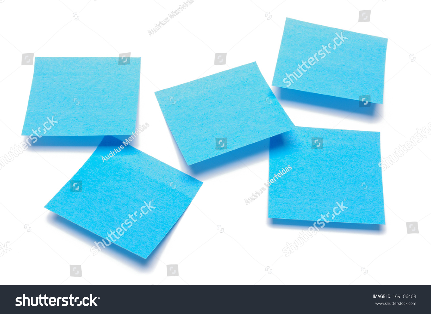 Empty Sticky Notes Stock Photo 169106408 | Shutterstock