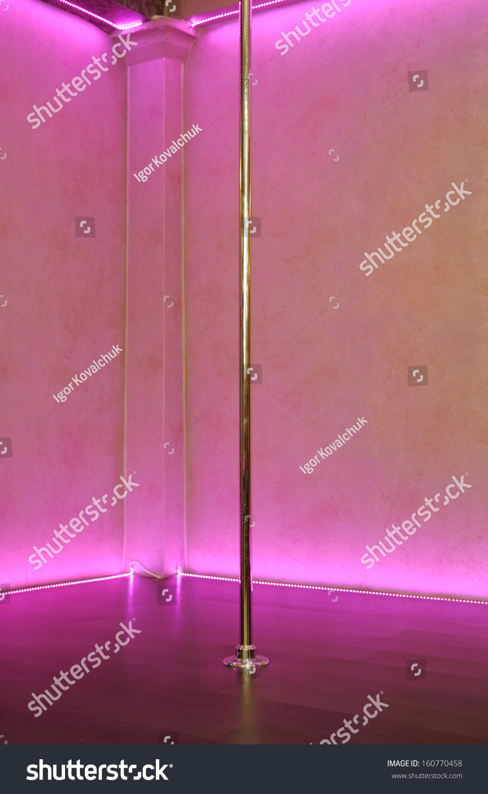 Empty Stripper Pole Background Stock Photo 160770458 | Shutterstock