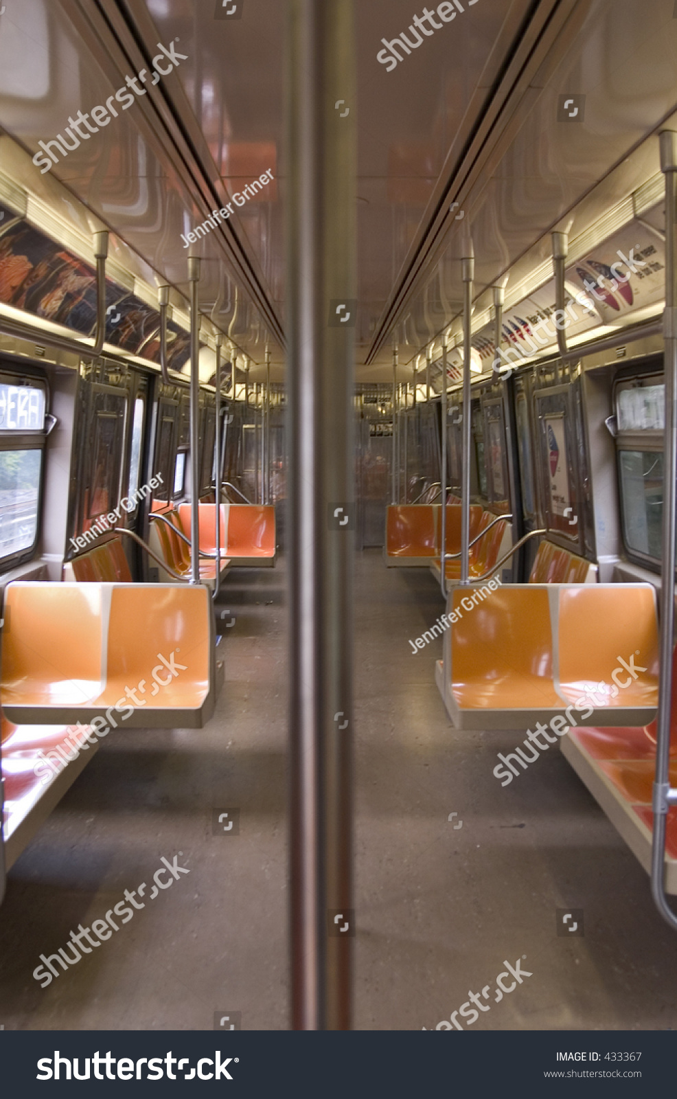 Empty Subway Car Stock Photo 433367 | Shutterstock