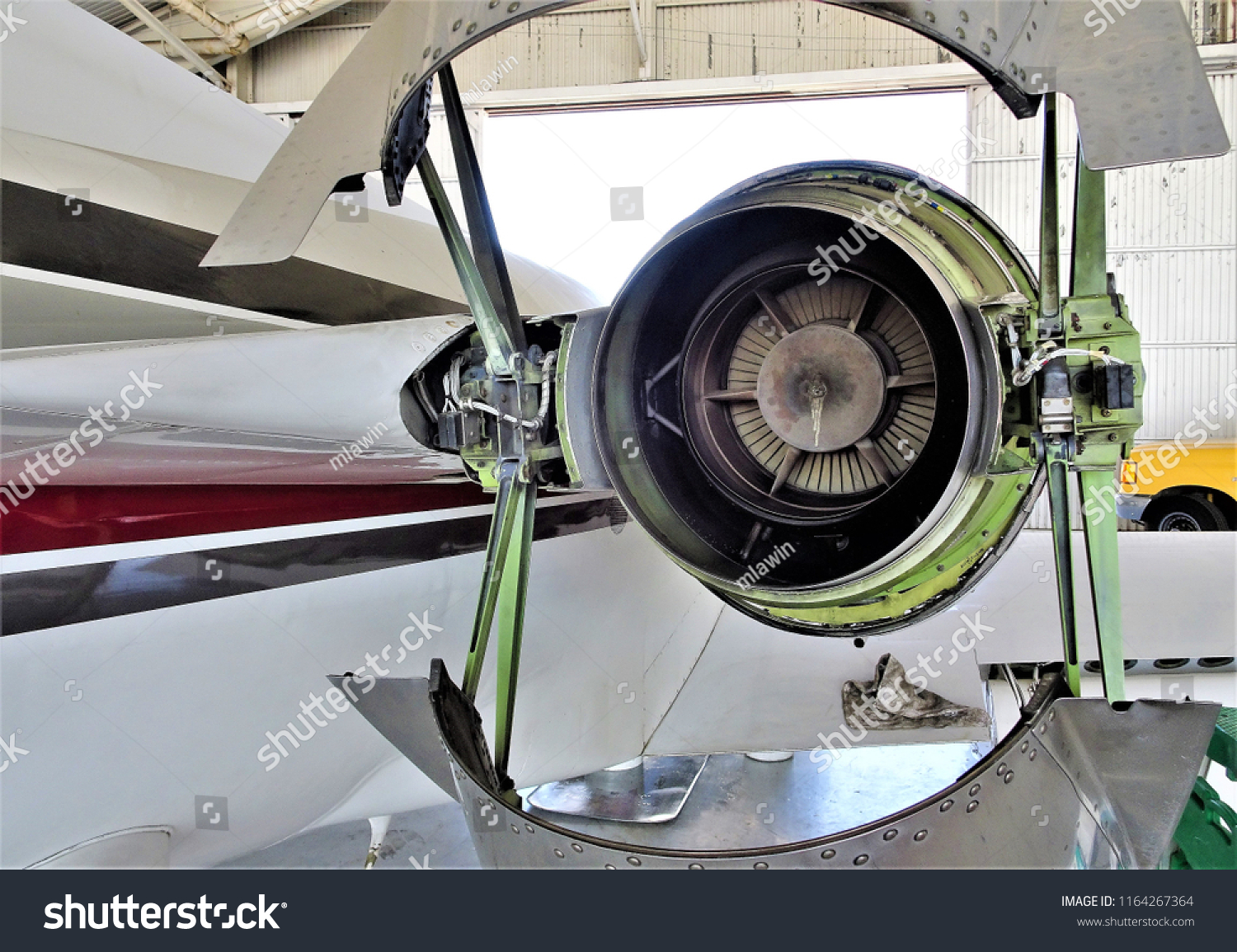 Engine Thrust Reverser Stock Photo (Edit Now) 1164267364