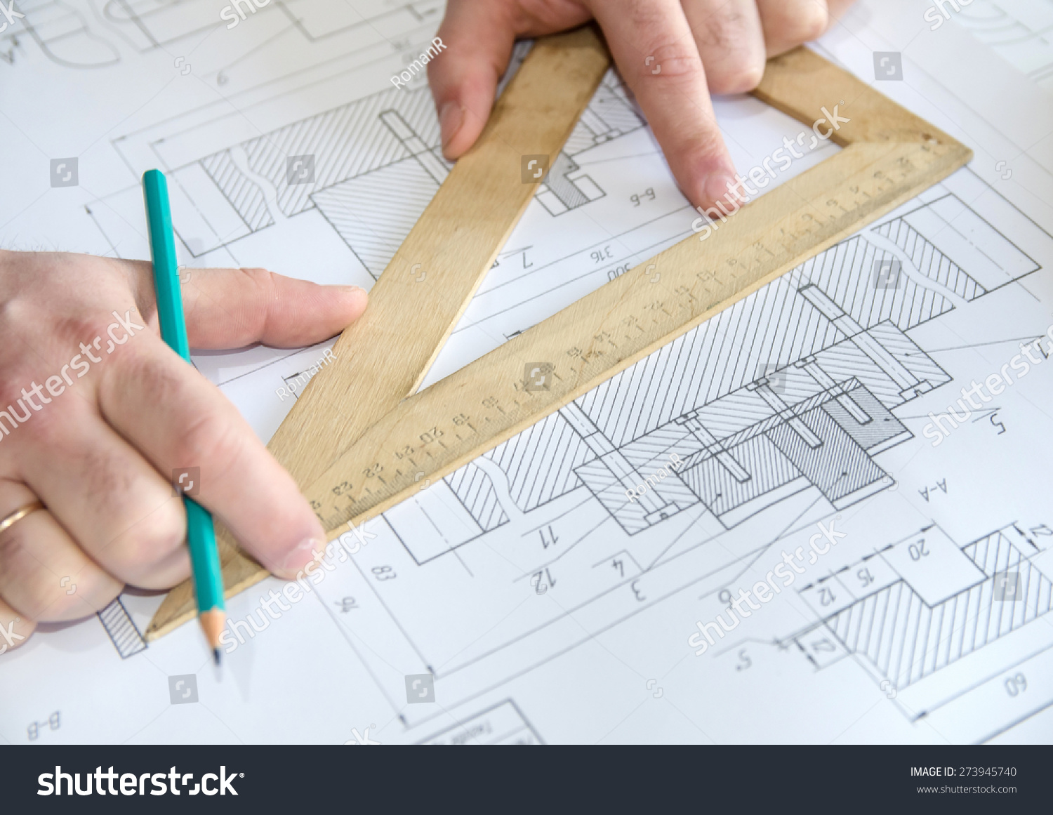 Engineering Drawing Stock Photo 273945740 - Shutterstock